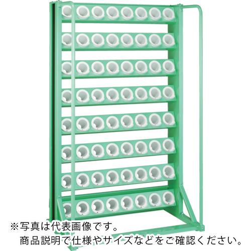 特長：ホルダーはフレームにて角度を2段階で調整することができます。仕様：収納ホルダ数：BT・NT50 64個間口(mm)：1030奥行(mm)：610高さ(mm)：1700均等積載量(kg/台)：640均等積載量(kg/段)：80色：ホワイ...