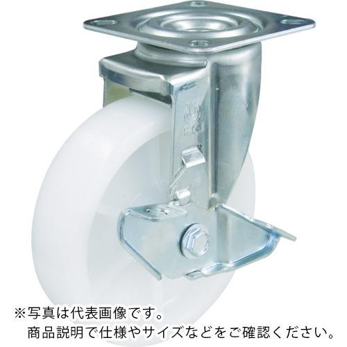 特長：走行性、耐荷重性を備えた標準的な軽・中量荷重用キャスターです。運搬台車やロールボックスパレット、その他一般作業用に数多く使用されている標準寸法のキャスターです。用途：運搬台車やロールボックスパレット、その他一般作業用に。仕様：許容荷重...