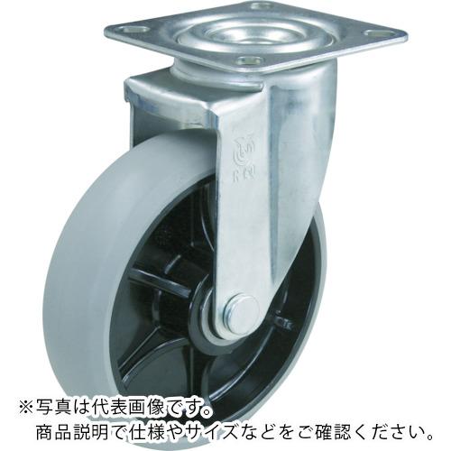 特長：走行性、耐荷重性を備えた標準的な軽・中量荷重用キャスターです。運搬台車やロールボックスパレット、その他一般作業用に数多く使用されている標準寸法のキャスターです。用途：運搬台車やロールボックスパレット、その他一般作業用に。仕様：許容荷重...
