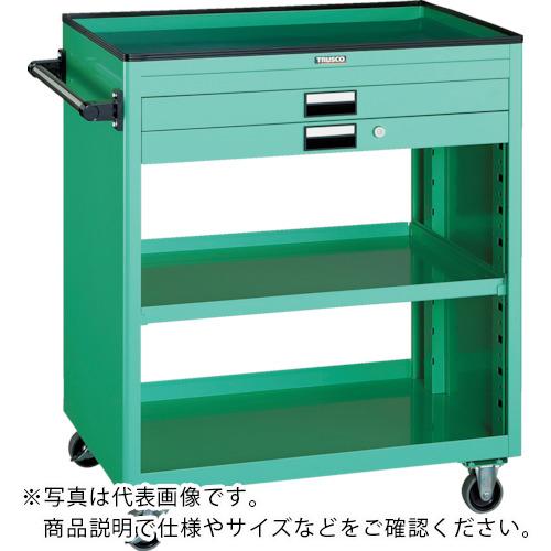 特長：棚板は自由棚1枚が標準で表裏使用出来て60m/mピッチで可動出来ます。引出しは2段共鍵が掛ります。仕様：最大積載量(kg/台)：150均等積載量(kg/段)：40色：ホワイト間口(mm)：820奥行(mm)：500高さ(mm)：880...