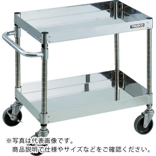 特長：キャスター金具もステンレスにすることにより、防錆性能・耐薬品性がより高くなっています。仕様：最大積載量(kg/台)：150均等積載量(kg/段)：100間口(mm)：990奥行(mm)：600高さ(mm)：600段数(段)：2支柱径(...