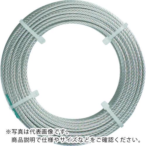 特長：耐食性、耐錆性、耐摩擦性に優れたステンレスロープです。耐候性、耐薬品性を持たせたナイロン被覆タイプです。仕様：ロープ径(mm)：1.0(1.5)長さ(m)：30使用荷重(kg)：15被覆外径(mm)：1.5ワイヤロープの構成：7×7細...