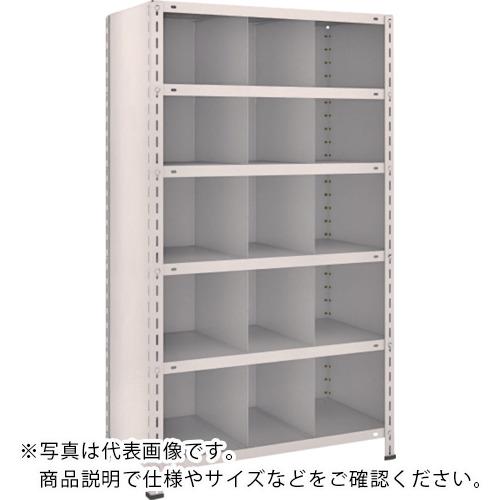 特長：縦仕切り板は樹脂ファスナーで取り付けが簡単です。仕様：間口(mm)：890奥行(mm)：465高さ(mm)：1504有効間口(mm)：801色：ネオグレー棚段数(段)：5均等積載量(kg/段)：100最大積載量(kg/台)：1000棚...