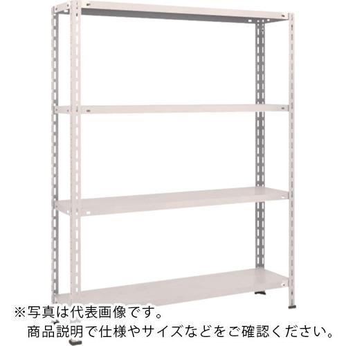 特長：組み立て簡単、今までボルト組みをしていた手間が大きく省けます。中棚は全て棚受けに棚板を置くだけの段替え簡単構造（中棚ボルト不要）です。仕様：間口(mm)：1215奥行(mm)：315高さ(mm)：1504有効間口(mm)：1128色：...