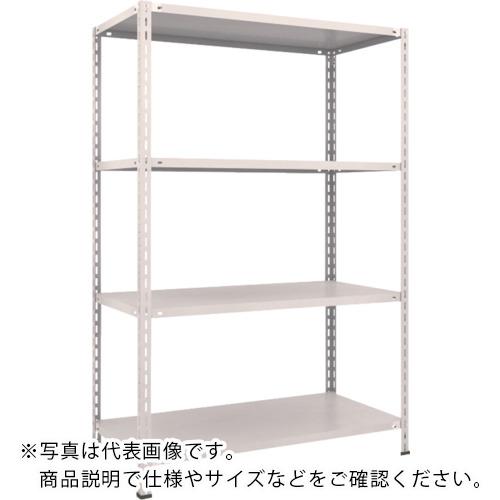 特長：組み立て簡単、今までボルト組みをしていた手間が大きく省けます。中棚は全て棚受けに棚板を置くだけの段替え簡単構造（中棚ボルト不要）です。仕様：間口(mm)：1215奥行(mm)：615高さ(mm)：1804有効間口(mm)：1128色：...