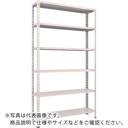 特長：組み立て簡単、今までボルト組みをしていた手間が大きく省けます。中棚は全て棚受けに棚板を置くだけの段替え簡単構造（中棚ボルト不要）です。仕様：間口(mm)：1215奥行(mm)：315高さ(mm)：2104有効間口(mm)：1128色：...