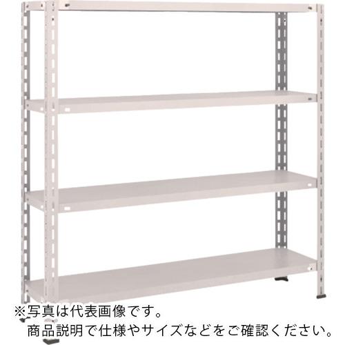特長：組み立て簡単、今までボルト組みをしていた手間が大きく省けます。中棚は全て棚受けに棚板を置くだけの段替え簡単構造（中棚ボルト不要）です。仕様：間口(mm)：1215奥行(mm)：315高さ(mm)：1204有効間口(mm)：1128色：...