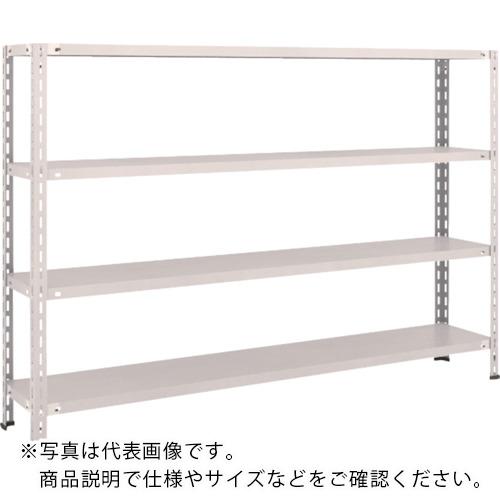 特長：組み立て簡単、今までボルト組みをしていた手間が大きく省けます。中棚は全て棚受けに棚板を置くだけの段替え簡単構造（中棚ボルト不要）です。仕様：間口(mm)：1815奥行(mm)：315高さ(mm)：1204有効間口(mm)：1728色：...