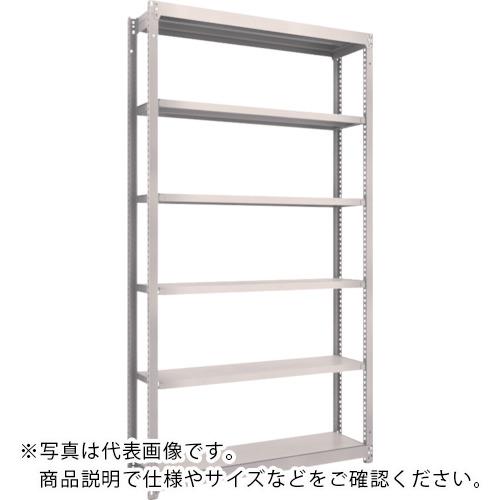 特長：ボルトを1本も使用していないボルトレス構造で、分解・組み立て作業が簡単。組立作業の時間を大幅に短縮できます。棚の段数変更が小刻みな25mmピッチで、自由に調整、変更ができます。高さ、奥行が同じであれば、増結することができます。また、支...