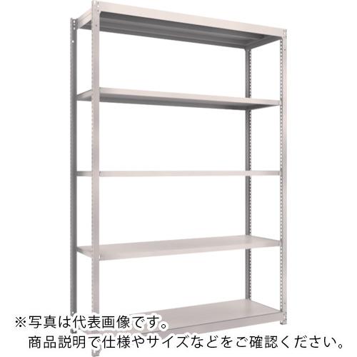 特長：ボルトを1本も使用していないボルトレス構造で、分解・組み立て作業が簡単。組立作業の時間を大幅に短縮できます。棚の段数変更が小刻みな25mmピッチで、自由に調整、変更ができます。高さ、奥行が同じであれば、増結することができます。また、支...
