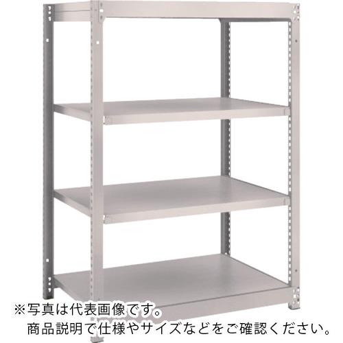 特長：ボルトを1本も使用していないボルトレス構造で、分解・組み立て作業が簡単。組立作業の時間を大幅に短縮できます。棚の段数変更が小刻みな25mmピッチで、自由に調整、変更ができます。高さ、奥行が同じであれば、増結することができます。また、支...