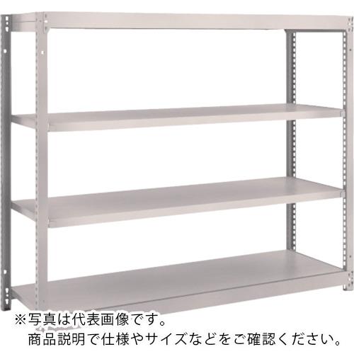 特長：ボルトを1本も使用していないボルトレス構造で、分解・組み立て作業が簡単。組立作業の時間を大幅に短縮できます。棚の段数変更が小刻みな25mmピッチで、自由に調整、変更ができます。高さ、奥行が同じであれば、増結することができます。また、支...