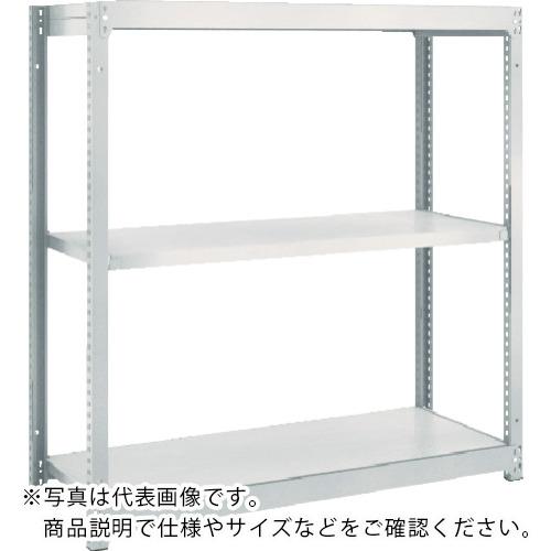 特長：ボルトを1本も使用していないボルトレス構造で、分解・組み立て作業が簡単。組立作業の時間を大幅に短縮できます。棚の段数変更が小刻みな25mmピッチで、自由に調整、変更ができます。高さ、奥行が同じであれば、増結することができます。また、支...