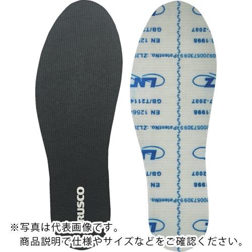 特長：ポリエステル素材の踏み抜き防止インソールです。繊維製のため軽く柔軟性があります。足の接地面にクール機能のある素材を使っているため暑さ対策におすすめです。天然素材のシリカゲルを特殊製法で挟み込んでいるので消臭・除湿に即効性があります。靴...