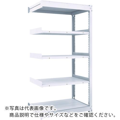 特長：完全ボルトレス構造のため、工具なしで組み替え・段替えが自在にできます。棚板は割棚方式のため、組み立て・取り扱いが容易です。棚の段変更が、小刻みな30mmピッチで自由に調整変更ができます。高さ、奥行が同じであれば、連結することができます...