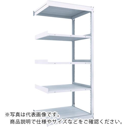 特長：完全ボルトレス構造のため、工具なしで組み替え・段替えが自在にできます。棚板は割棚方式のため、組み立て・取り扱いが容易です。棚の段変更が、小刻みな30mmピッチで自由に調整変更ができます。高さ、奥行が同じであれば、連結することができます...
