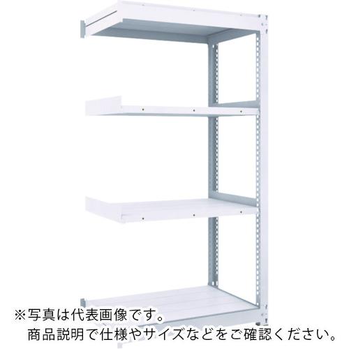 特長：完全ボルトレス構造のため、工具なしで組み替え・段替えが自在にできます。棚板は割棚方式のため、組み立て・取り扱いが容易です。棚の段変更が、小刻みな30mmピッチで自由に調整変更ができます。高さ、奥行が同じであれば、連結することができます...
