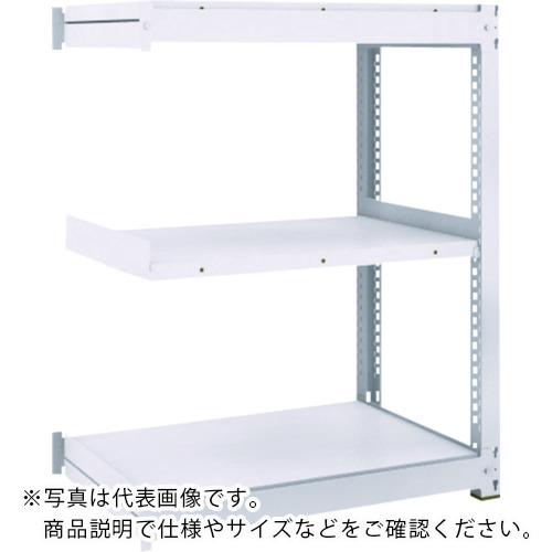 特長：完全ボルトレス構造のため、工具なしで組み替え・段替えが自在にできます。棚板は割棚方式のため、組み立て・取り扱いが容易です。棚の段変更が、小刻みな30mmピッチで自由に調整変更ができます。高さ、奥行が同じであれば、連結することができます...