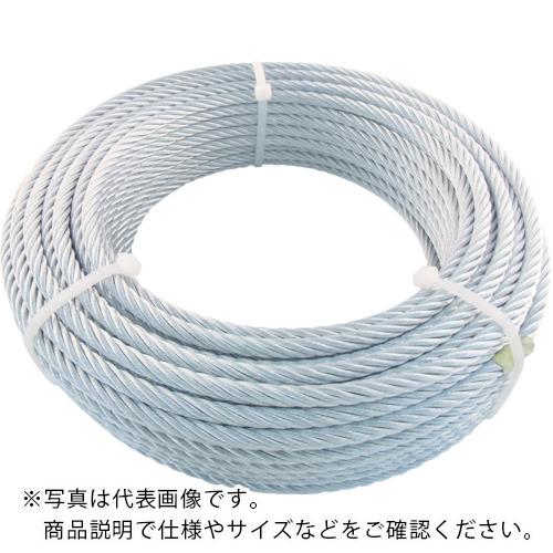 特長：JIS規格品ワイヤロープです。玉掛けワイヤの製作等にもご使用頂けます。メッキ付のため、耐食性にも優れています。用途：船舶、漁業、土木建築他。仕様：ロープ径(mm)：12長さ(m)：10使用荷重(kg)：1120使用荷重(kN)：10....