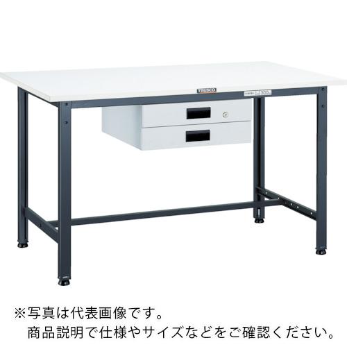 特長：仕分けに便利な2段引出し付です。引出しは使い勝手に応じて使いやすい位置に取り付けできます。主要部が溶接構造のため耐久性に優れています。ポリ化粧天板を使用し、表面は滑らかで、ソフトな光沢があり清潔感を保持し、耐水性・防汚性にも優れていま...