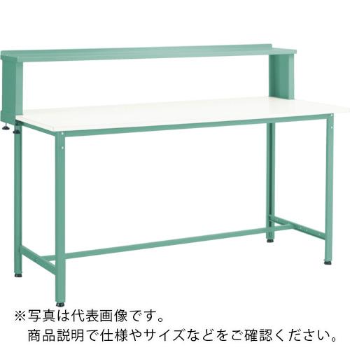特長：上棚付で天板の作業スペースを有効活用できます。主要部溶接構造のノックダウン式で、組立作業など、立ち作業を意識した設計です。仕様：天板材質：リノリューム張間口(mm)：1800奥行(mm)：900高さ(mm)：1204脚部カラー：ホワイ...