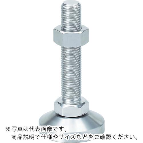 特長：焼き付き（かじり）防止処理を施しています。用途：工作機械、産業機械など。仕様：許容荷重(kgf)：3000ねじ寸法：M42ねじ長さ(mm)：250全高(mm)：303台座径(mm)：127色：ステンレス幅(mm)：127高さ(mm)：...