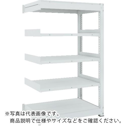 特長：完全ボルトレス構造のため、工具なしで組み替え・段替えが自在にできます。棚板は割棚方式のため、組み立て・取り扱いが容易です。棚の段変更が、小刻みな30mmピッチで自由に調整変更ができます。高さ、奥行が同じであれば、連結することができます...