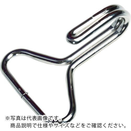 特長：簡単にPPベルトをしっかり結束できる専用金具です。用途：PPベルト専用金具。引掛用フック。仕様：厚さ(mm)：5最大使用荷重(kg)：80適合幅(mm)：50寸法(mm)C：5寸法(mm)A：50寸法(mm)B：85寸法(mm)D：1...