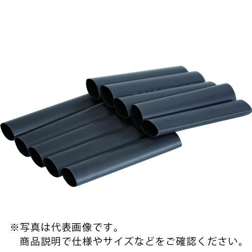 特長：内面に接着剤のついた防水に優れた熱収縮チューブです。3：1の高収縮率タイプで段差の大きい箇所の保護に有効です。用途：機器内配線の絶縁、保護、端末処理、識別。仕様：色：黒収縮後肉厚(mm)：1.9収縮前内径(mm)：25.4収縮後内径(...