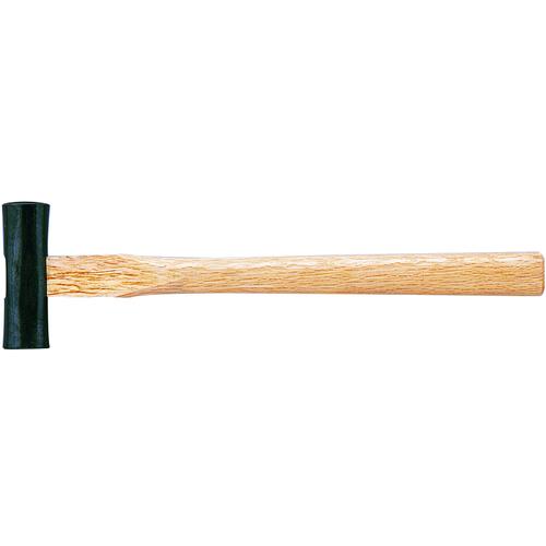 特長：建築土木用です。用途：焼入硬度-HRC　50°〜55°仕様：呼称：大頭径(mm)：34頭長(mm)：104全長(mm)：330頭部長さ(mm)：104材質／仕上：機械構造用炭素鋼　S53C。柄　樫