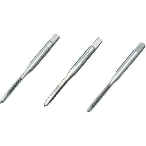 特長：荒・中・仕上の3本組です。用途：M3のタップ加工。仕様：先端：先・中・上ピッチ：0.5mmサイズ：M3