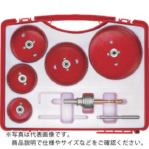 特長：1本のシャンクで各サイズの穴あけ加工に対応しています。用途：プラスチック製排水マス、塩ビパイプなどの穴あけ作業に。仕様：名称：バイメタルプラマスキットセット内容：SDSプラスシャンク、カッター53(mm)×1.65(mm)×1.95(...