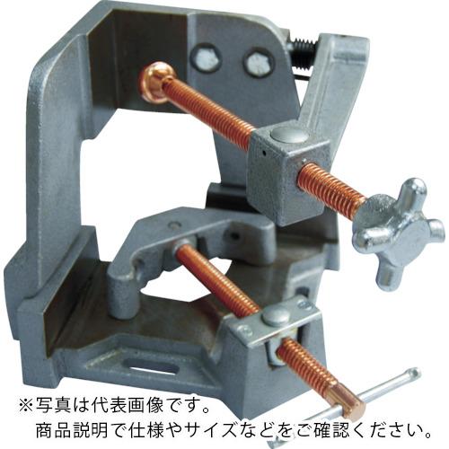 特長：鋼材の直角固定溶接専用です。側面、底面機械研磨しているので、より正確に加工できます。仮止め、取り付けに溶接加工がスピーディーに行える画期的なクランプです。角・丸パイプを直角固定・溶接・蝋付作業に最適です。仕様：全長(mm)：※最大口開...