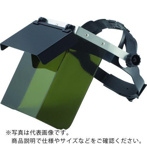特長：溶接・溶断作業に使える赤外線をカットする遮光二重防災面です。用途：遮光度＃8（TBM-500W)から＃11(TBM-503W)までの溶接、溶断作業に。(二重合わせ時)仕様：遮光度：#8(面体#3/前プレート#6)面体レンズ色：グリーン...