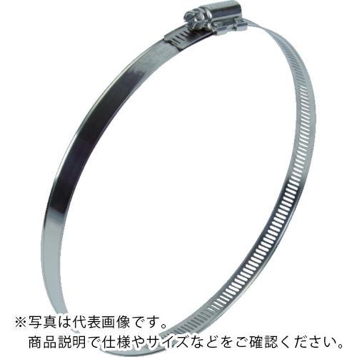 特長：オールステンレスを採用しているため、耐腐食性が高いです。用途：管材、建機関連。仕様：最大径(mm)：203最小径(mm)：108バンド幅(mm)：14.2厚さ(mm)：0.65締付トルク(N・m)：10.26角ボルト(mm)：8バンド...