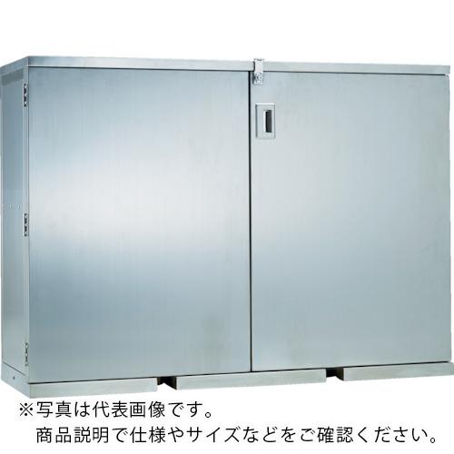 特長：一斗缶の保管にピッタリなサイズです。用途：研究施設、食品工場など。仕様：最大積載量(kg/台)：300均等積載量(kg/段)：150間口(mm)：1610奥行(mm)：445高さ(mm)：985タイプ：12缶用シリンダ錠付材質／仕上：...