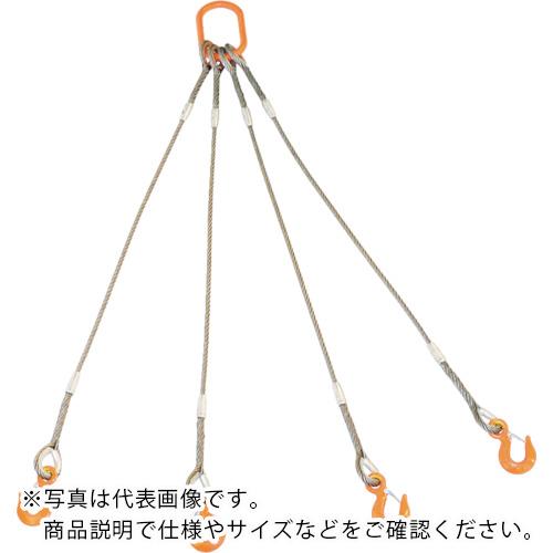 特長：「JIS規格(JIS G 3525)」適合品のワイヤロープを使用しています。「労働安全衛生規則第475条」及び「クレーン等安全規則第219条」に規定された方法に則り加工している商品です。編み込み加工部の端末を特殊スリーブにて圧着加工し...