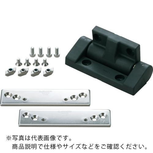 特長：ラプコン・ダンパーヒンジUDH型を組み込んだ、平蝶番型のダンパーヒンジです。ダンパー方向と反対の動きもスムーズです。用途：各種筐体の上蓋・上カバーなど仕様：幅(mm)：72厚さ(mm)：26.5適合溝幅(mm)：8、10適合アルミフレ...