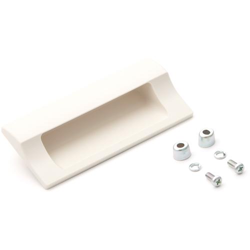 特長：ワンタッチ取付仕様と同じデザインです。用途：各種産業機器に。仕様：全長(mm)：110全高(mm)：50ねじ寸法：M4ねじ深さ(mm)：7.5ねじ長さ(mm)：10色：アイボリー適合板厚(mm)：0.5〜3.2P(mm)：96W1(m...