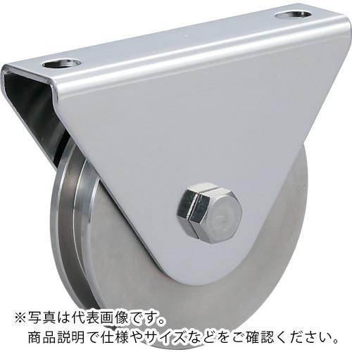 特長：ベアリングはラバーシール（密閉防塵式）を使用し、耐水性に優れています。屋外で使用できます。取付は溶接、またはビス止めのどちらにも対応します。用途：門扉。仕様：許容荷重(kgf)：1400/2ヶ車輪径(mm)：110車輪幅(mm)：24...