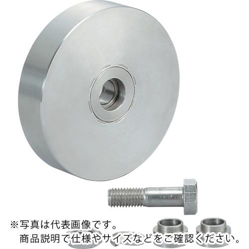 特長：JS375型の枠無しタイプです。ベアリングはラバーシール（密閉防塵式）を使用し、耐水性に優れています。屋外で使用できます。用途：門扉。仕様：車輪径(mm)：50車輪幅(mm)：20車輪：平型材質／仕上：車輪：ステンレス鋼（SUS303...