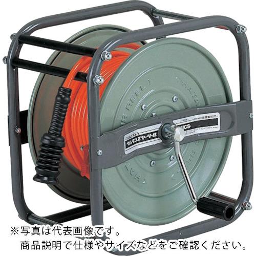 特長：ウレタンエアーリールです。ロータリーカプラ：ホースのよじれ・からみを防止し、自在な動きを助けます。アルミダイキャスト製収納ラック：一次ホースをスッキリ収納できます。ブレーキクリップ：ホースのたるみ防止用です。円盤にはめ込むだけで簡単に...