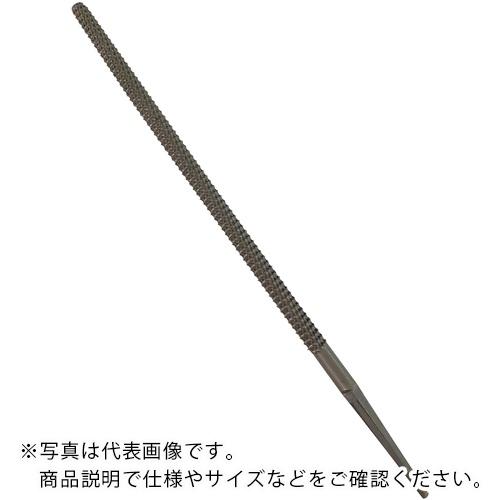特長：全面が鬼目(荒削り)になっています。目が粗いので目詰まりしにくいのが特徴です。用途：木材、鉛、塩ビ、石膏などの軟質材の加工に。仕様：タイプ：鬼目形状：丸全長(mm)：430刃長(mm)：350刃幅(mm)：Φ14材質／仕上：炭素工具鋼...