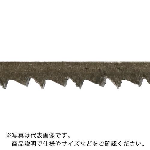 特長：2種類の刃を交互に並べることによりヤスリのような効果で切断できます。用途：金工用として。仕様：全長(mm)：130刃厚(mm)：0.43呼び：すり目幅(mm)：1.37刃総数：98