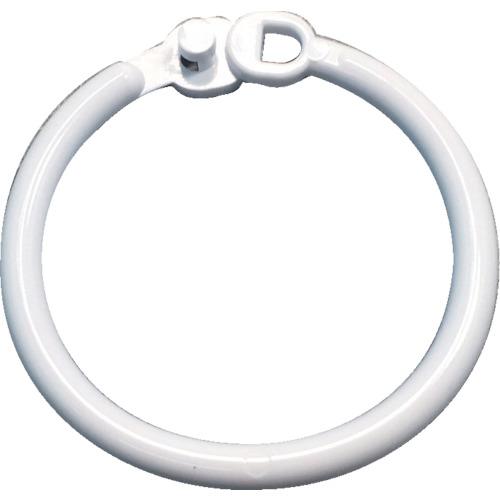 特長：リングを開いてカードを自由に抜き差しできます。用途：書類・カードの綴り。仕様：色：白内径(mm)：30線径(mm)：3.5先端幅(mm)：6.5材質／仕上：ナイロン注意：提供不可：ミルシート　●代表画像について 商品によっては、代表画...