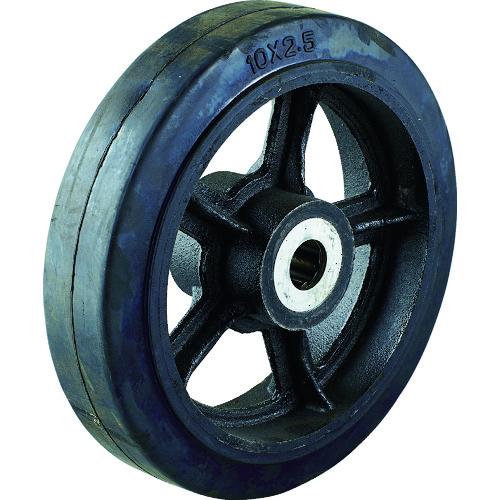 特長：ドラム缶運搬車TDR−1用取替250mm車輪用途：交換用部品仕様：全幅(mm)：250車輪タイプ(前輪)：〇適合機種：TDR-1品名：250mmゴム車輪(前輪用)250mm×50巾ゴム材質／仕上：ゴム注意：送料別途車上渡しのため、お客...