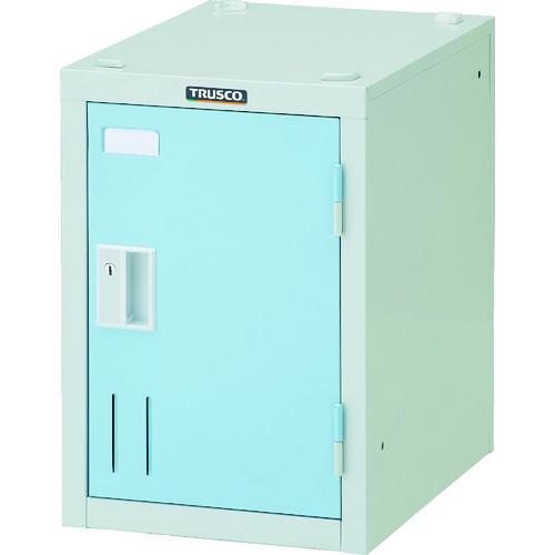 特長：一人用の小型ロッカーです。積み重ねができるように天面ガイド付です。コンパクトロッカー、手荷物・小物等個人用ロッカーとして保管管理ができます。仕様：間口(mm)：300奥行(mm)：400高さ(mm)：440色：ブルー1マス有効内寸(m...