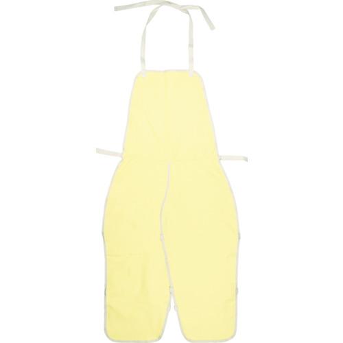 特長：高機能繊維「ケブラー［［R下］］」を使用しており、刃物や火花から身体を保護します。身体にぴったりとフィットする脚巻きタイプのエプロンなので、動きやすく、作業性に富んでいます。用途：切創およびスパッタなどの危険がある作業時に。仕様：サイ...