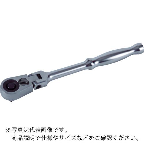 特長：頭部がフレキシブルに振れることができ、狭い箇所などでの作業に最適です。72歯のギアを採用し、狭い場所での作業を可能にしました。仕様：歯数(枚)：72差込角(mm)：凸9.5全長(mm)：190材質／仕上：クロムバナジウム鋼（Cr-V）...