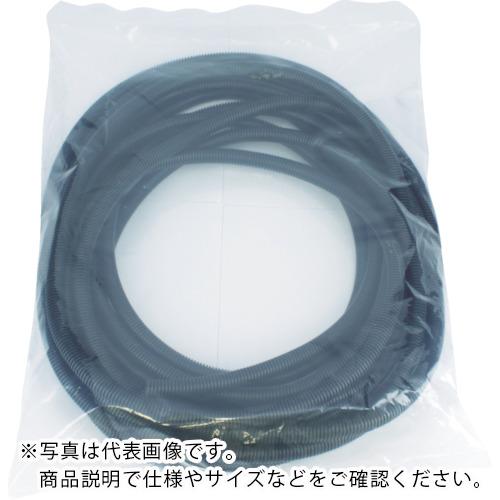 特長：縦方向にスリットが入っているため、電線の収納を容易に行えます。持ち運びにも便利な10m仕様です。電線の保護にぴったりな、丈夫で軽くフレキシブルな仕様です。用途：配線の結束、保護に。仕様：色：ブラック長さ(m)：10内径(mm)：13....
